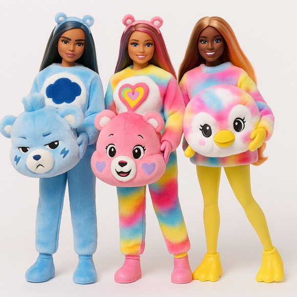 Mattel | Toys | Barbie Cutie Reveal Care Bears Dolls Collectible Set Of ...